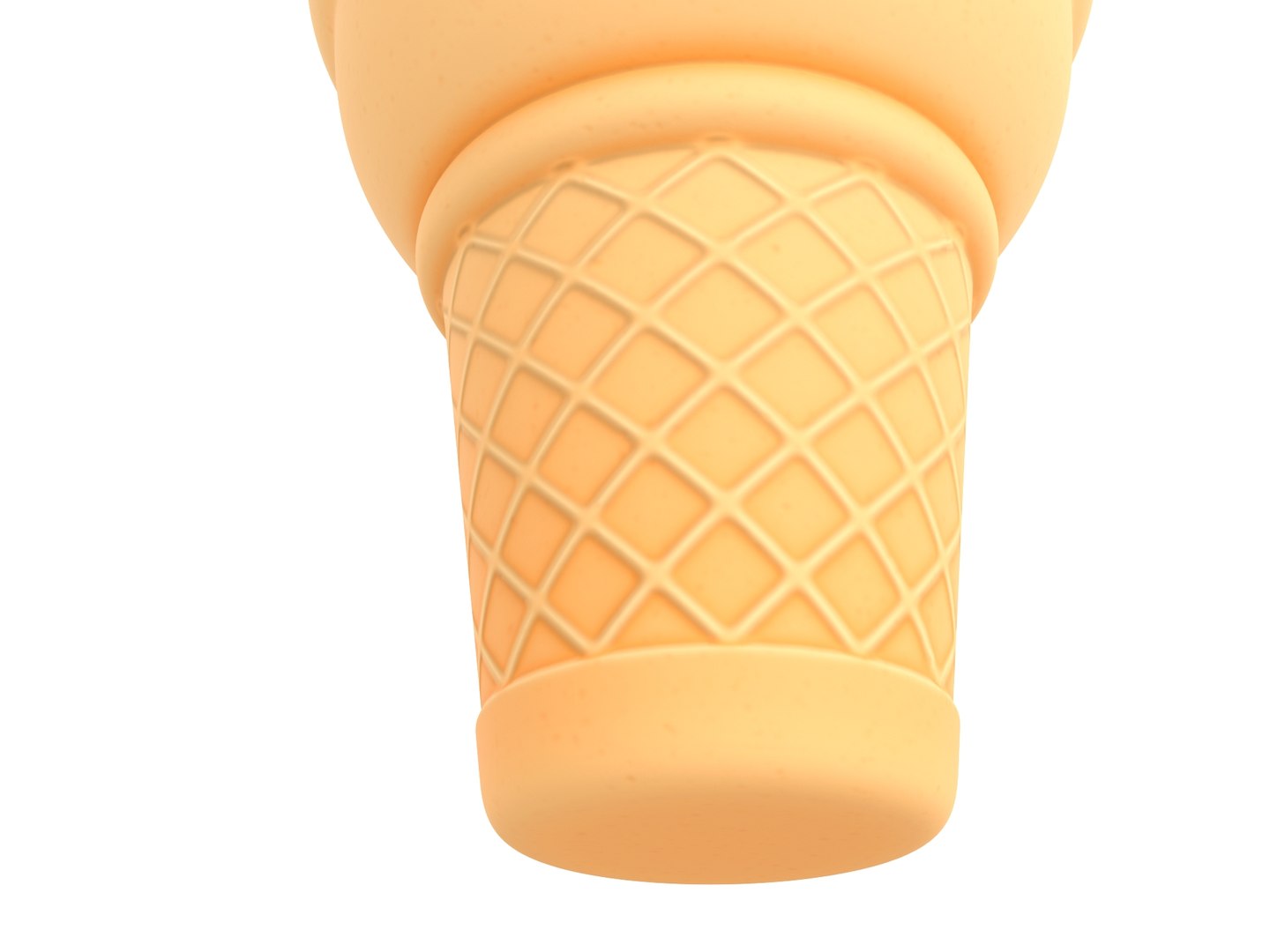 3D Cartoon Ice Cream Model - TurboSquid 1905230