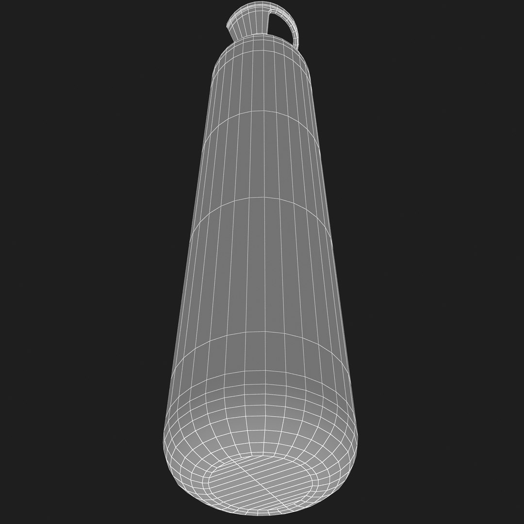 Realistic Gas Cylinder 9 3d Model