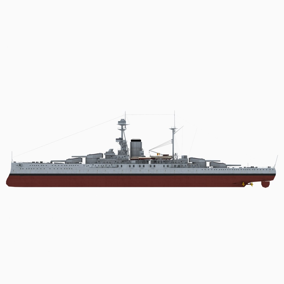 3D Battleship Revenge Class | 1143372 | TurboSquid