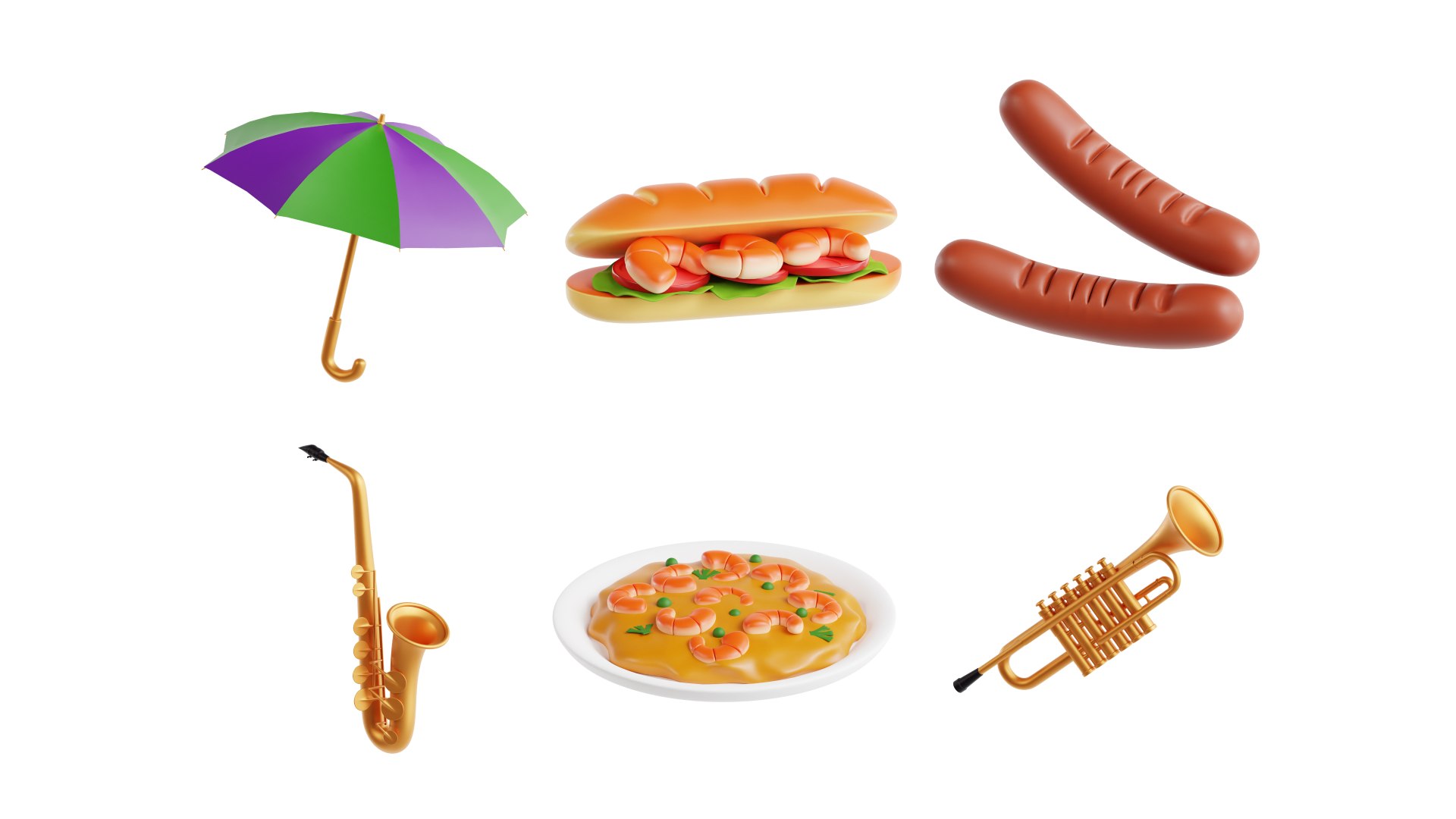 3D Model Carnival 3D Collection - TurboSquid 2336030