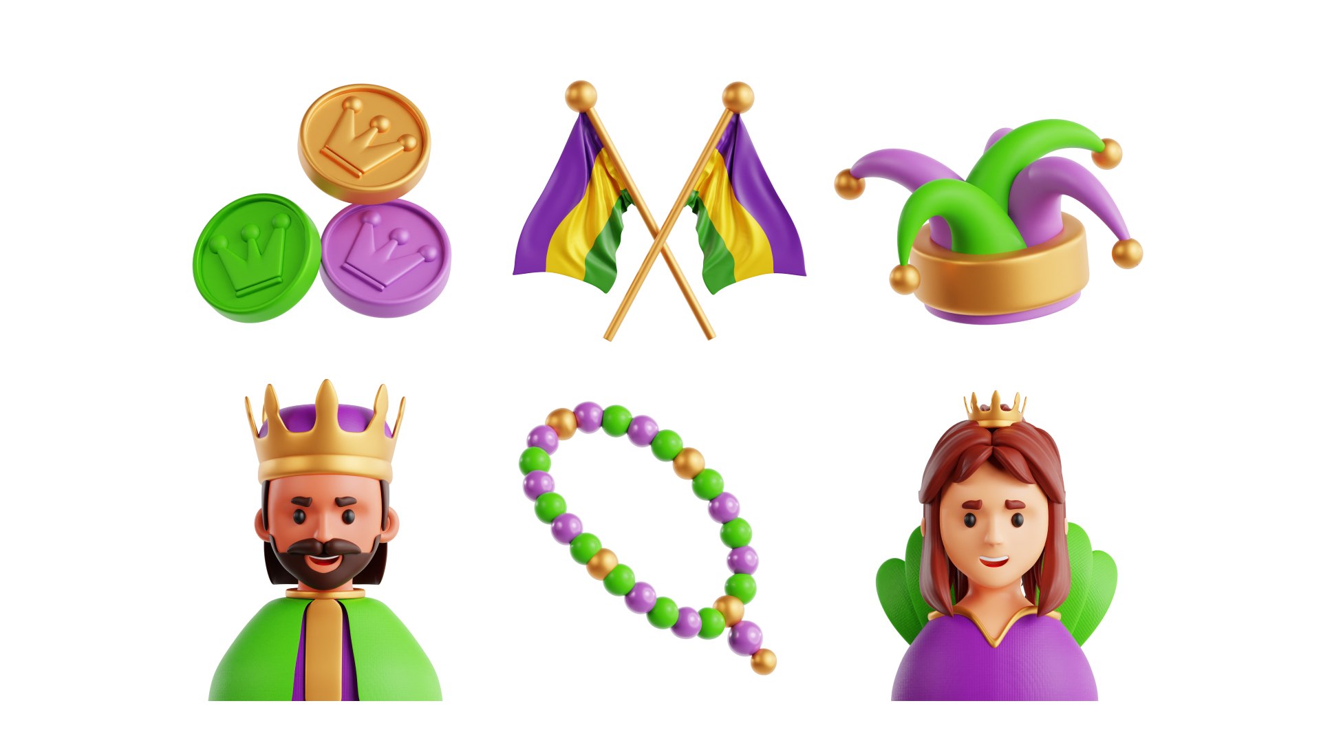 3D Model Carnival 3D Collection - TurboSquid 2336030