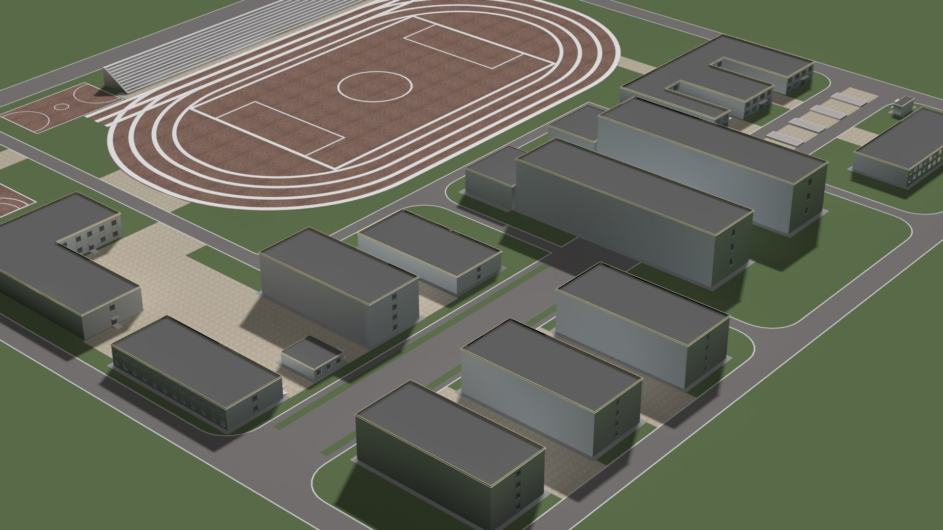 School 3D Model - TurboSquid 1972154