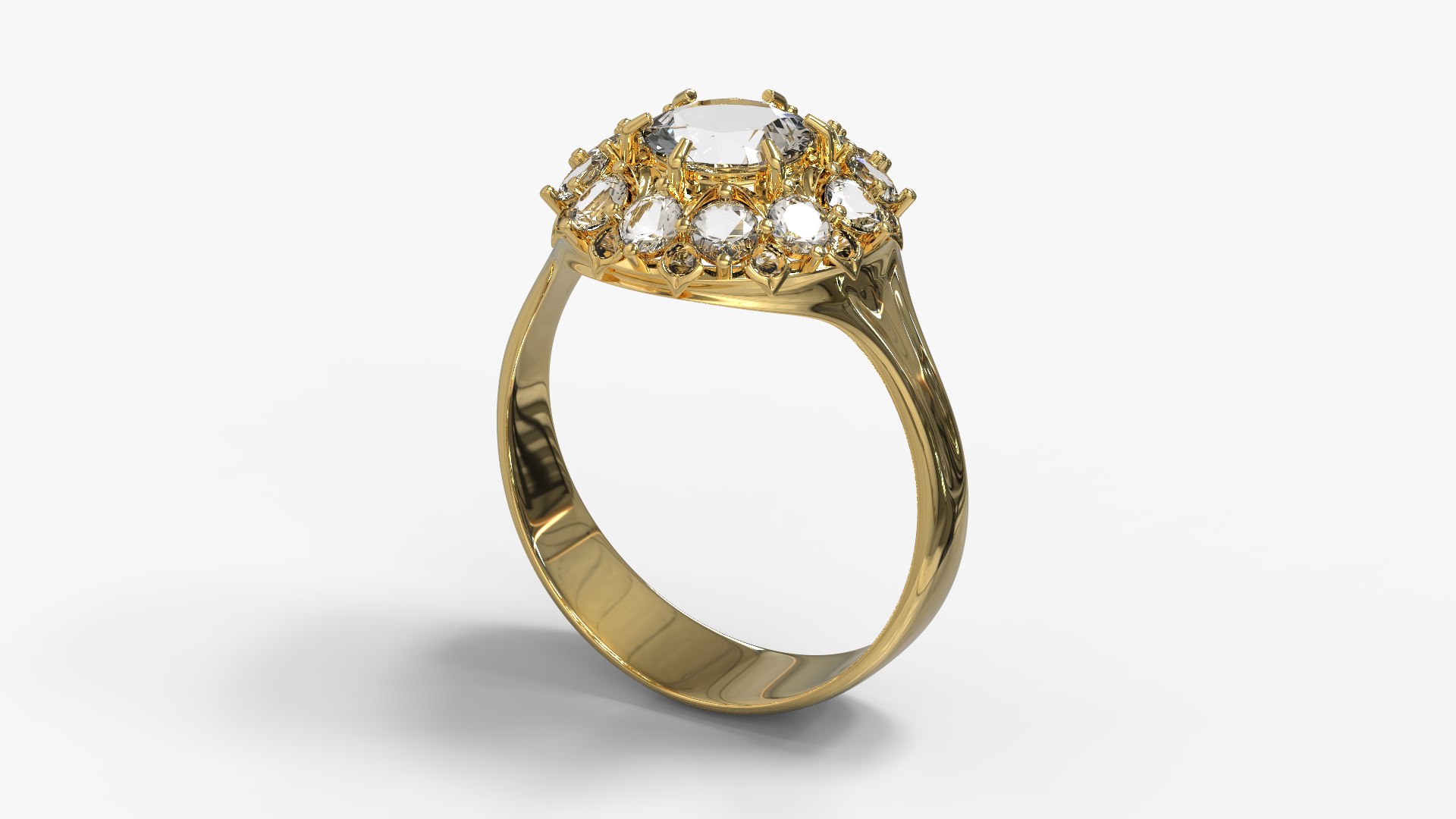 3D Model Ruby Ring - TurboSquid 2330430