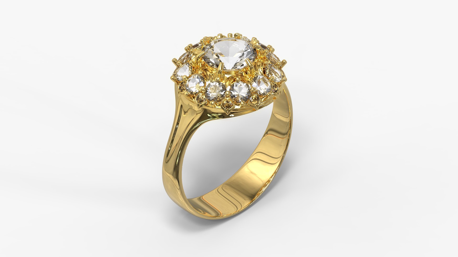3D Model Ruby Ring - TurboSquid 2330430