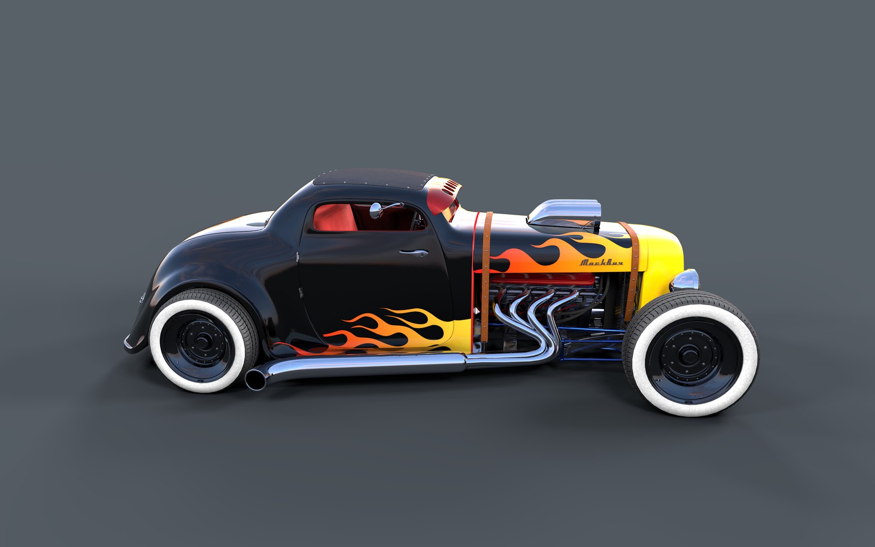 3D Model Hot Rod Lucky - TurboSquid 1495714