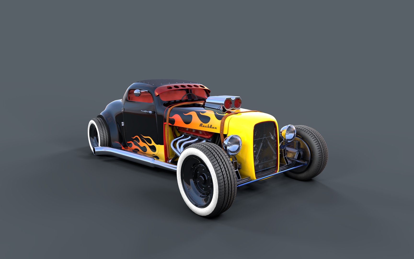 3D Model Hot Rod Lucky - TurboSquid 1495714