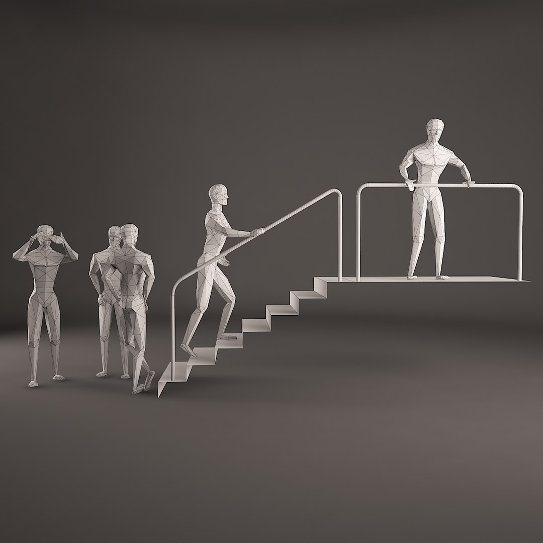 Man Figure Set Woman Max
