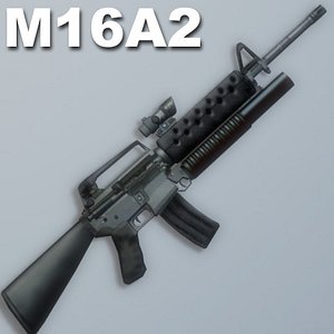 M16A2 Assault Rifle 3D Models for Download | TurboSquid
