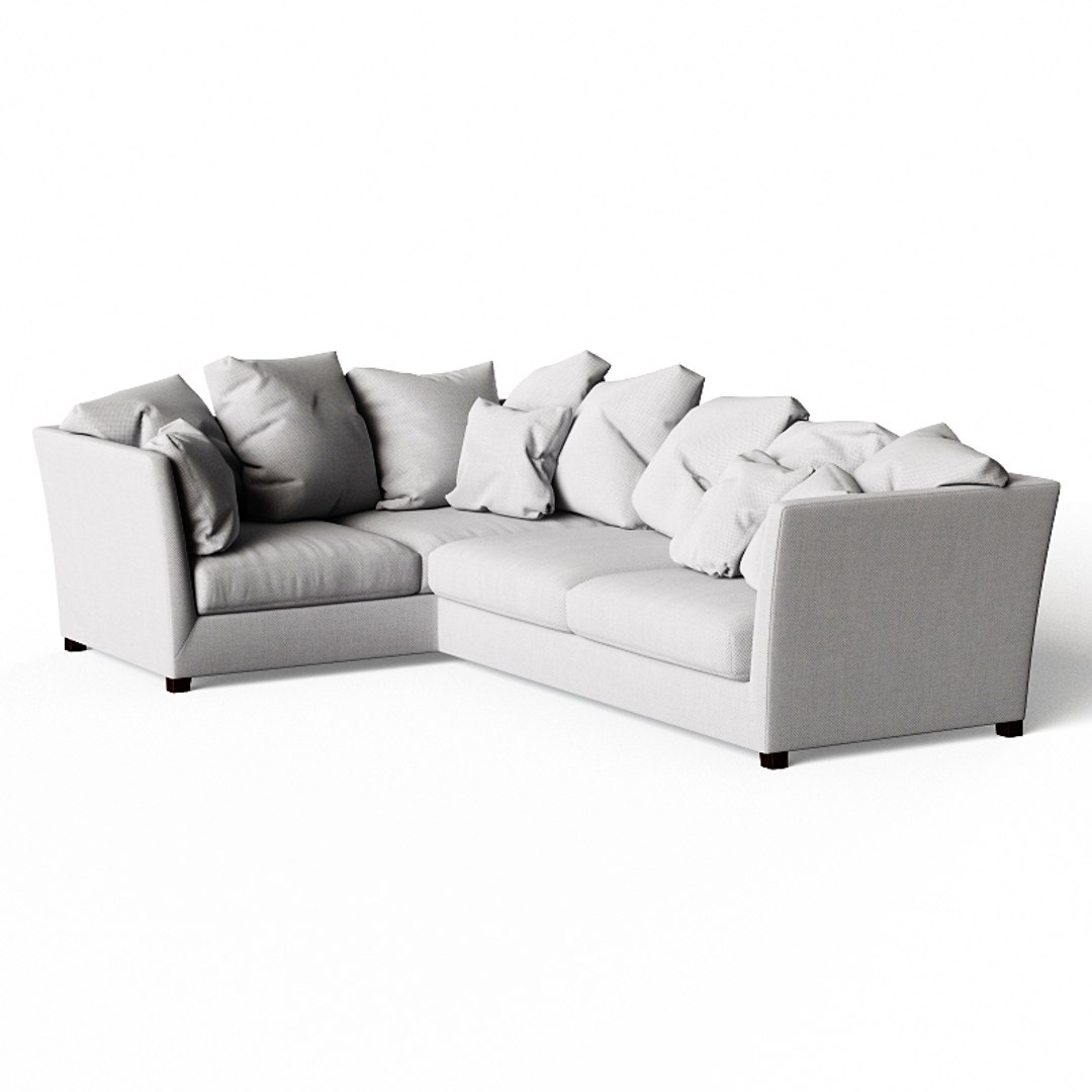 3ds max flexform victor sofa