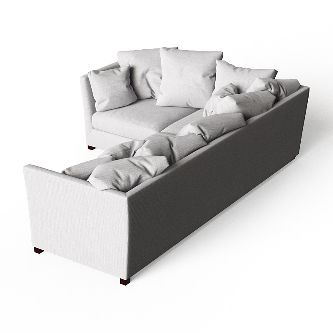 3ds max flexform victor sofa