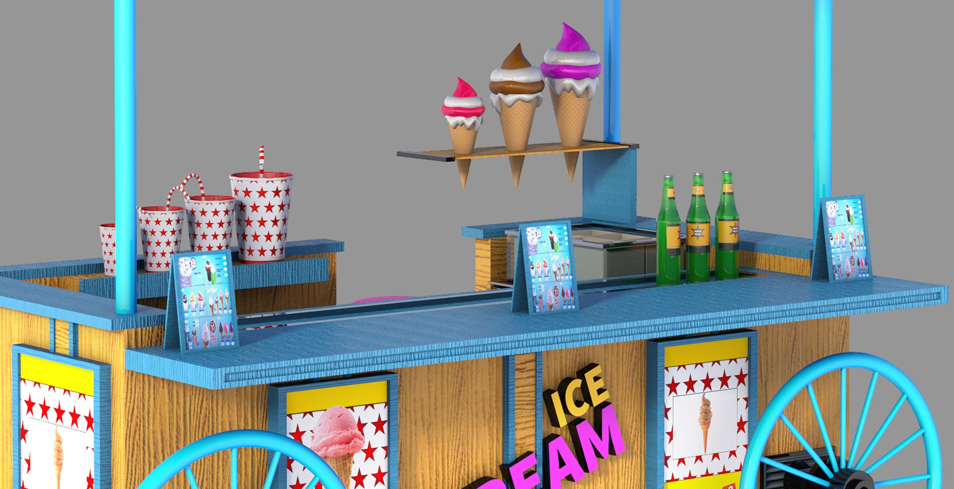 3D Polygons Scene Model - TurboSquid 1263031