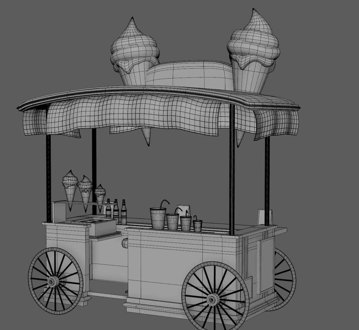 3D Polygons Scene Model - TurboSquid 1263031