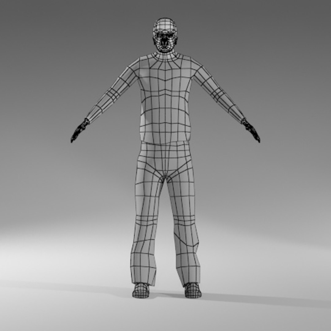 Human Rigged 3d Model