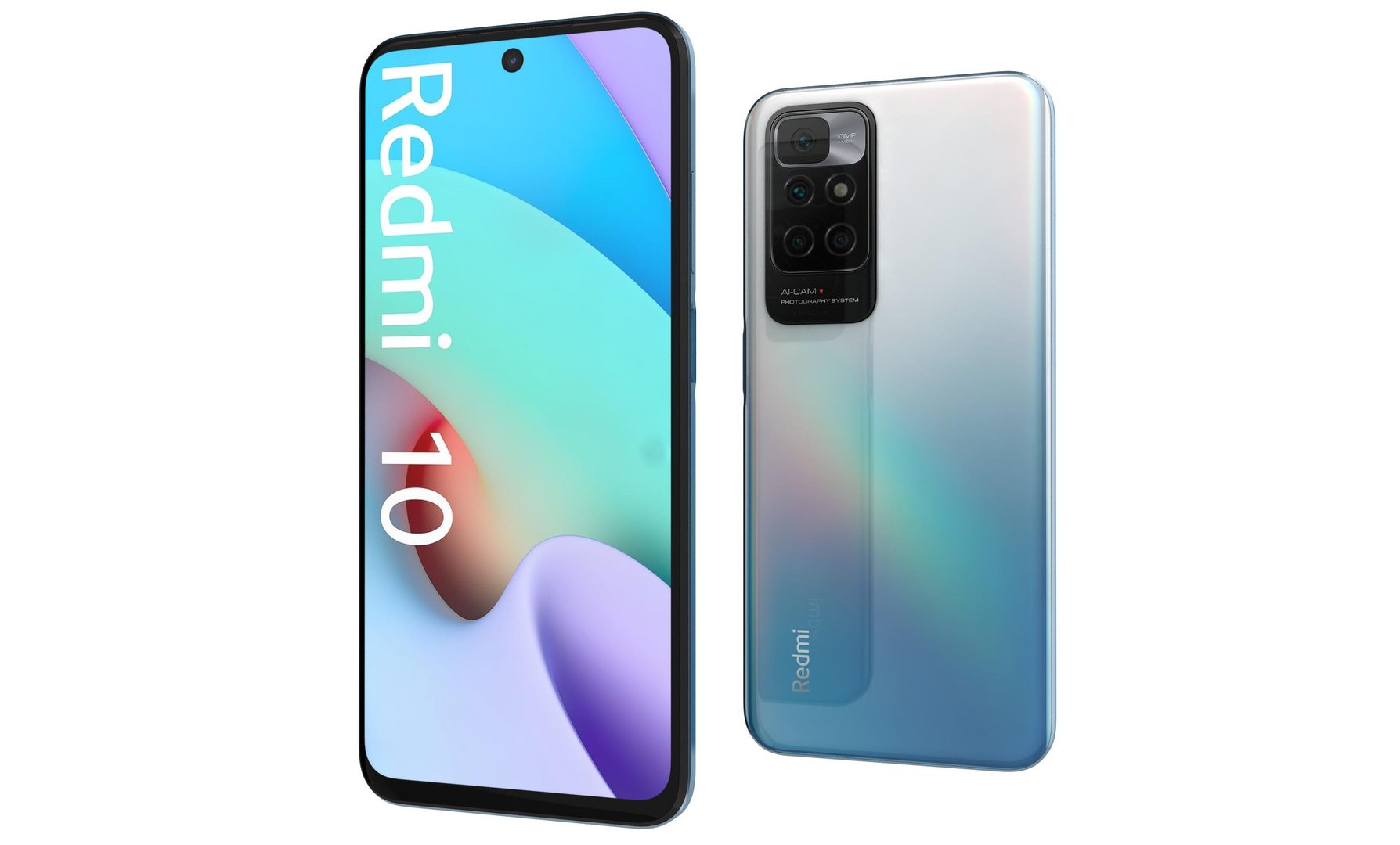 Xiaomi Redmi 10 All Colors model - TurboSquid 1806466