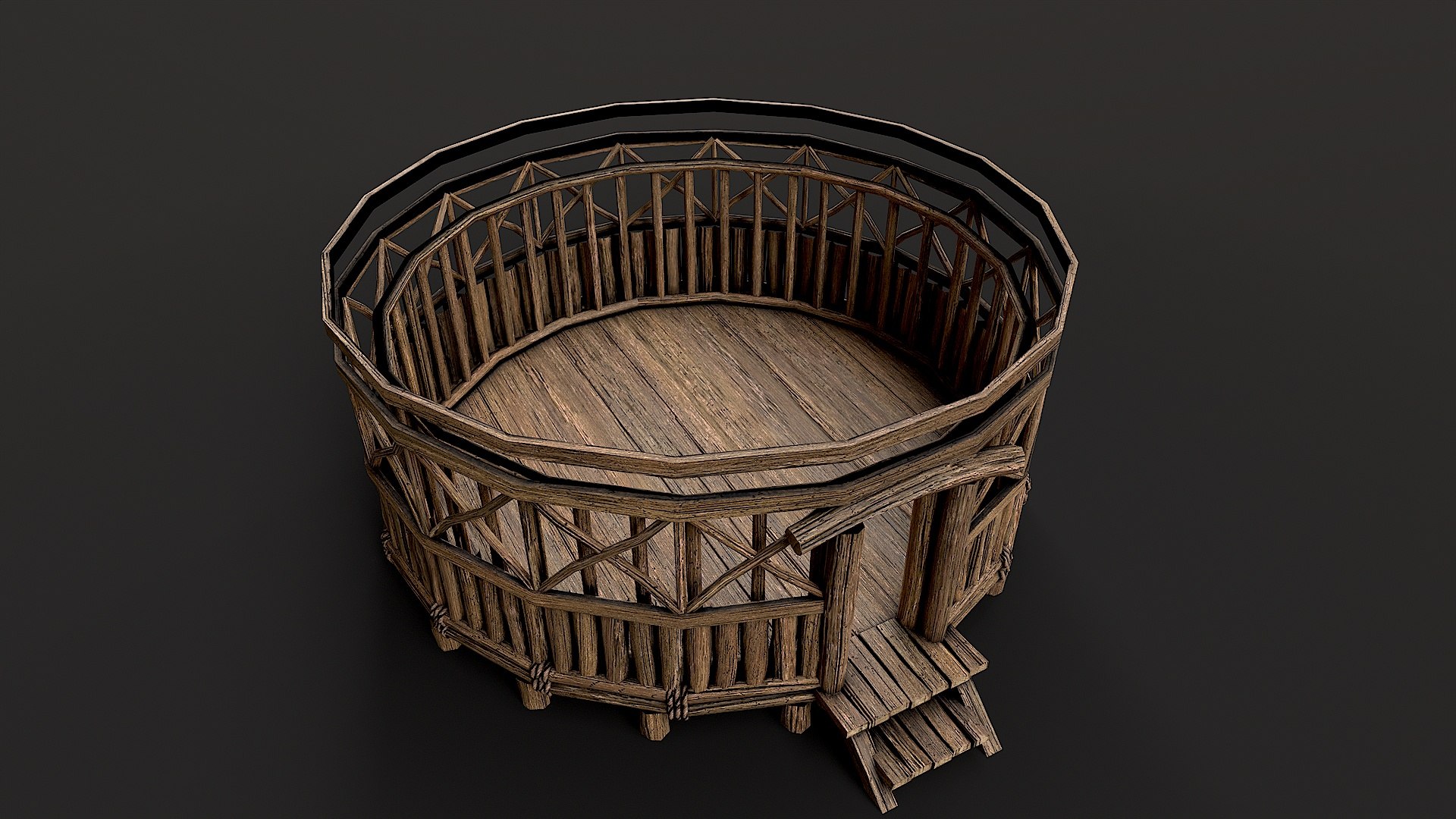 3D Model Traditional Yurt Nomads Tent With Interior 2 - TurboSquid 2360338