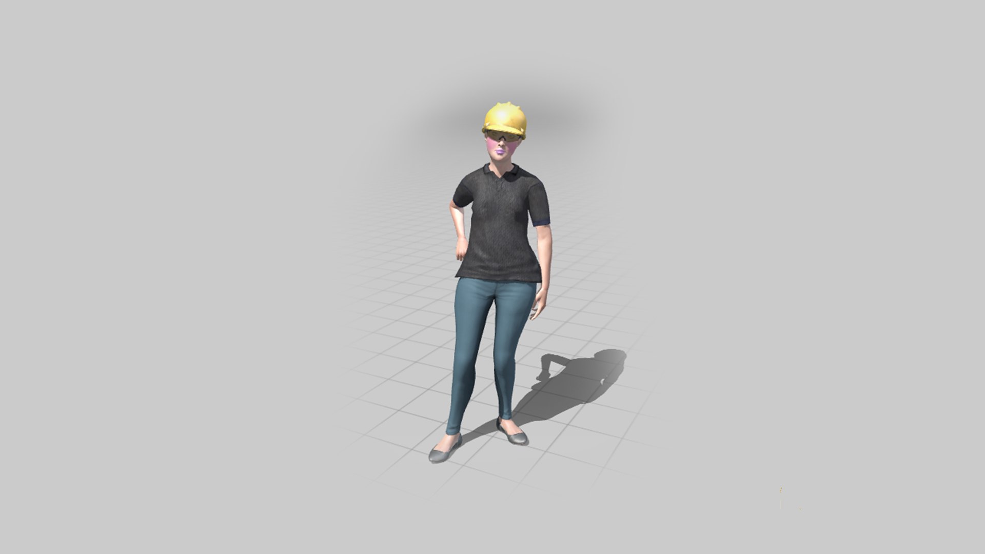 Woman Engineer 3D Model - TurboSquid 1902103