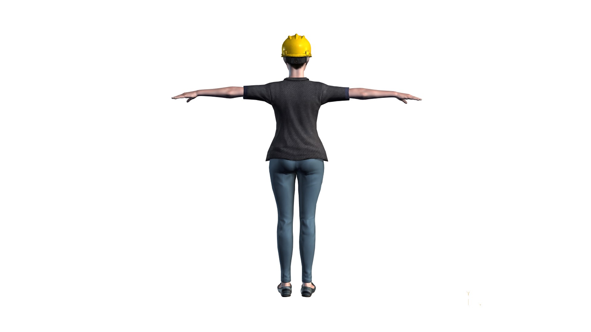 Woman Engineer 3D Model - TurboSquid 1902103