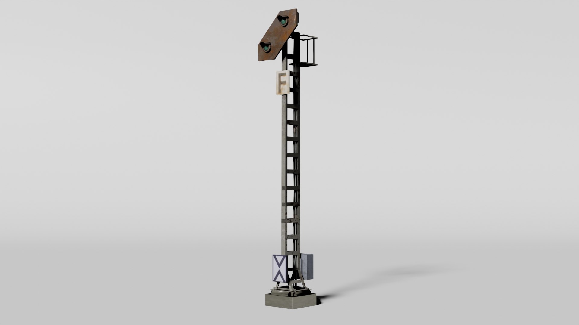 Distant signal 3D model - TurboSquid 2054808