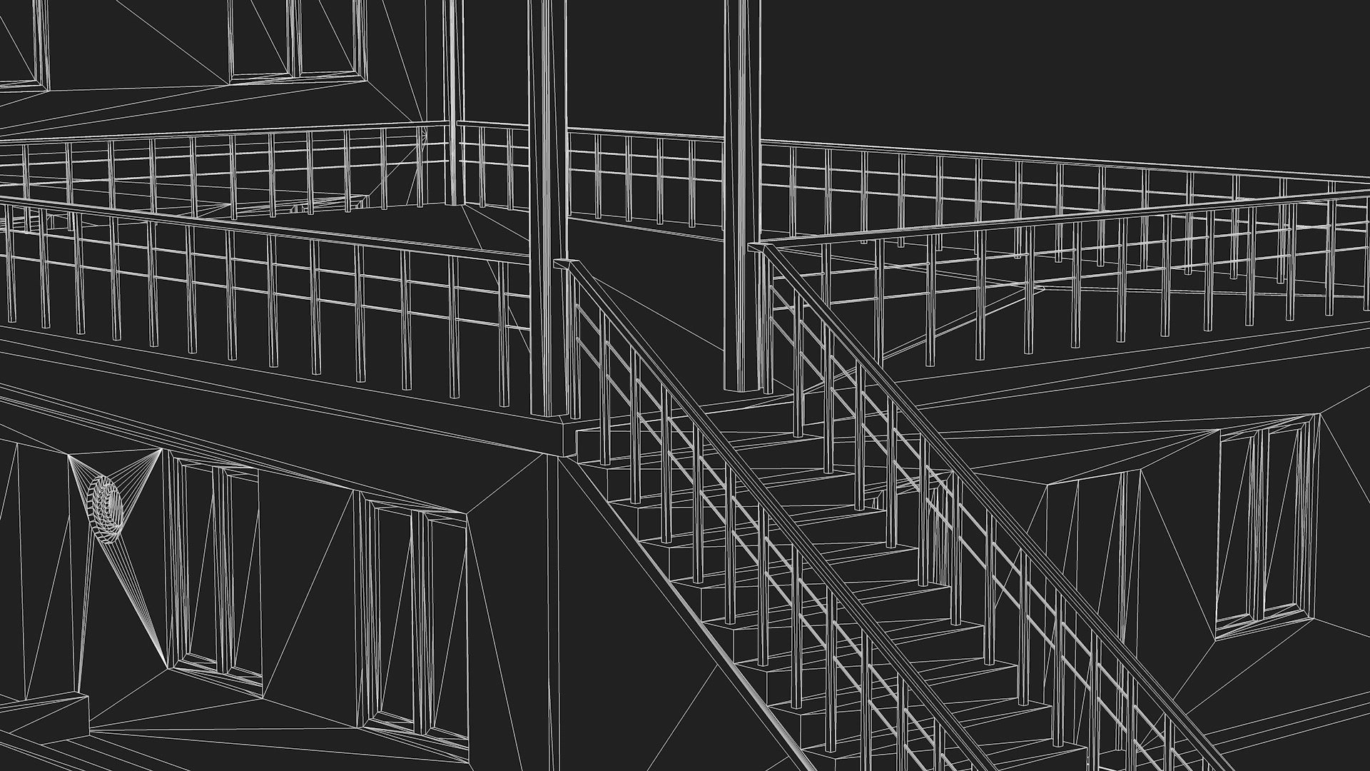 3D Model Two Buildings Or Houses - TurboSquid 2221171