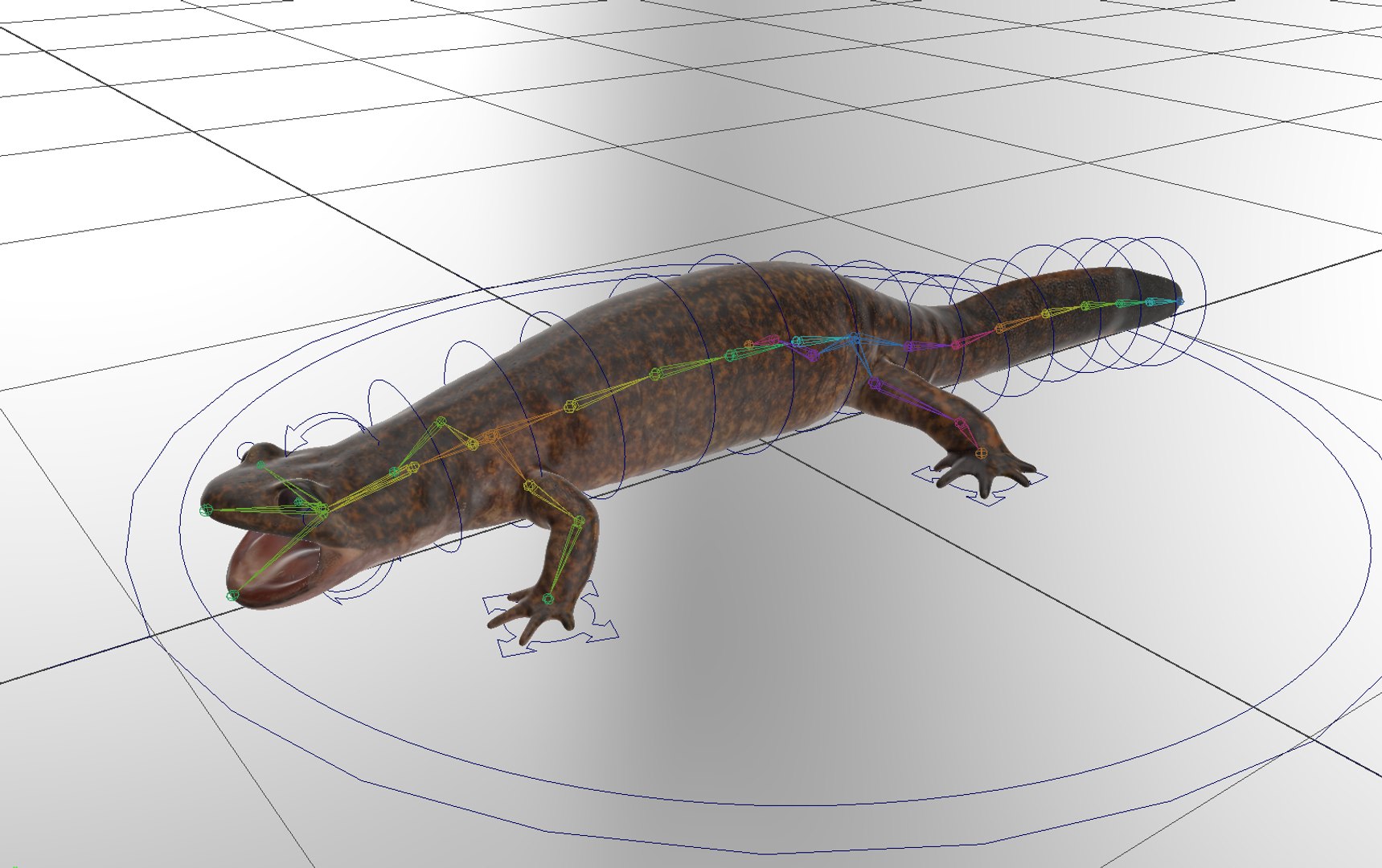 Tsushima Salamander 3D Model - TurboSquid 2192135