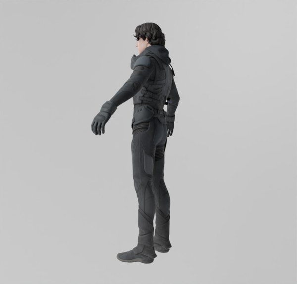 3D Paul Atreides Lowpoly Rigged - TurboSquid 2034504