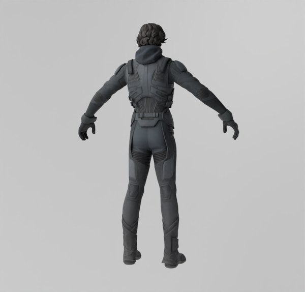 3D Paul Atreides Lowpoly Rigged - TurboSquid 2034504