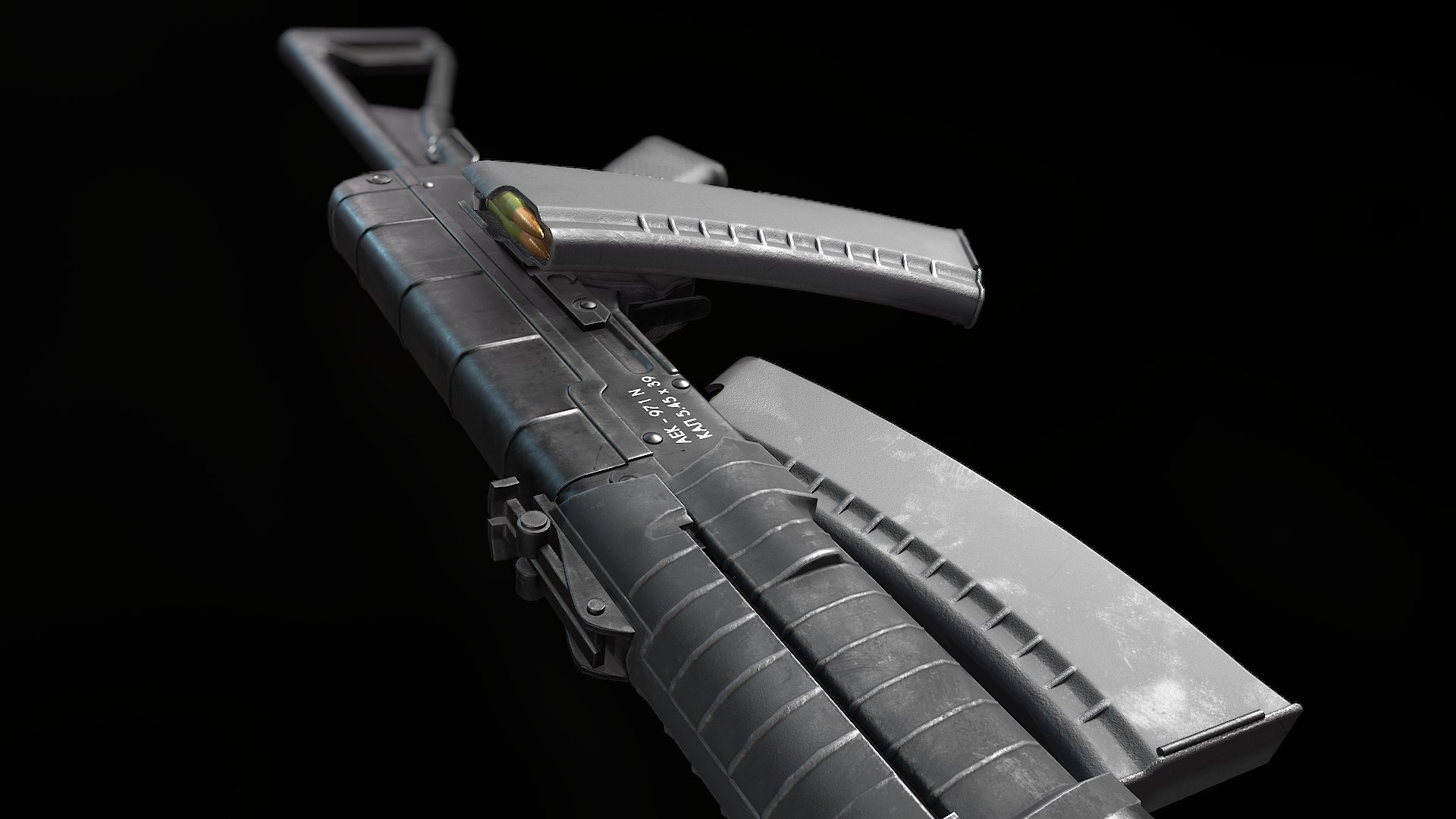 AEK 971 Assault Rifle 3D Model - TurboSquid 1952524