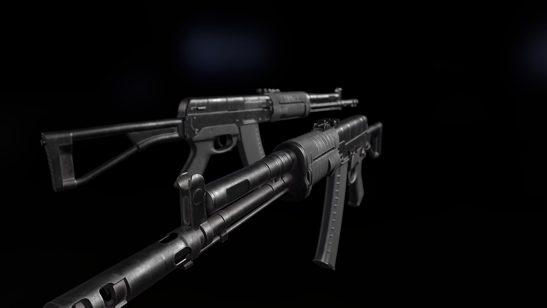 AEK 971 Assault Rifle 3D Model - TurboSquid 1952524