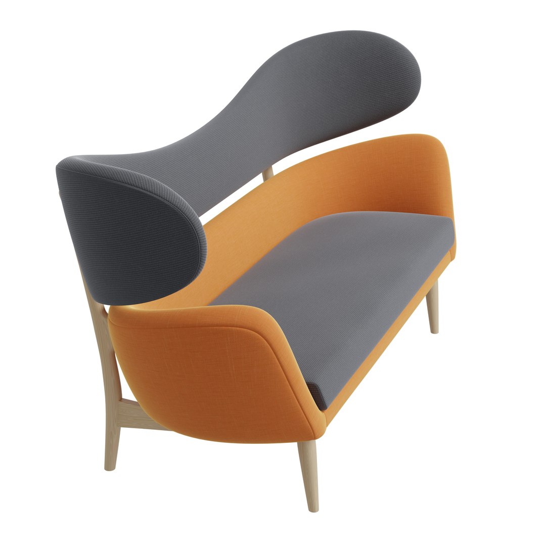 3D Baker Sofa Model - TurboSquid 2243278