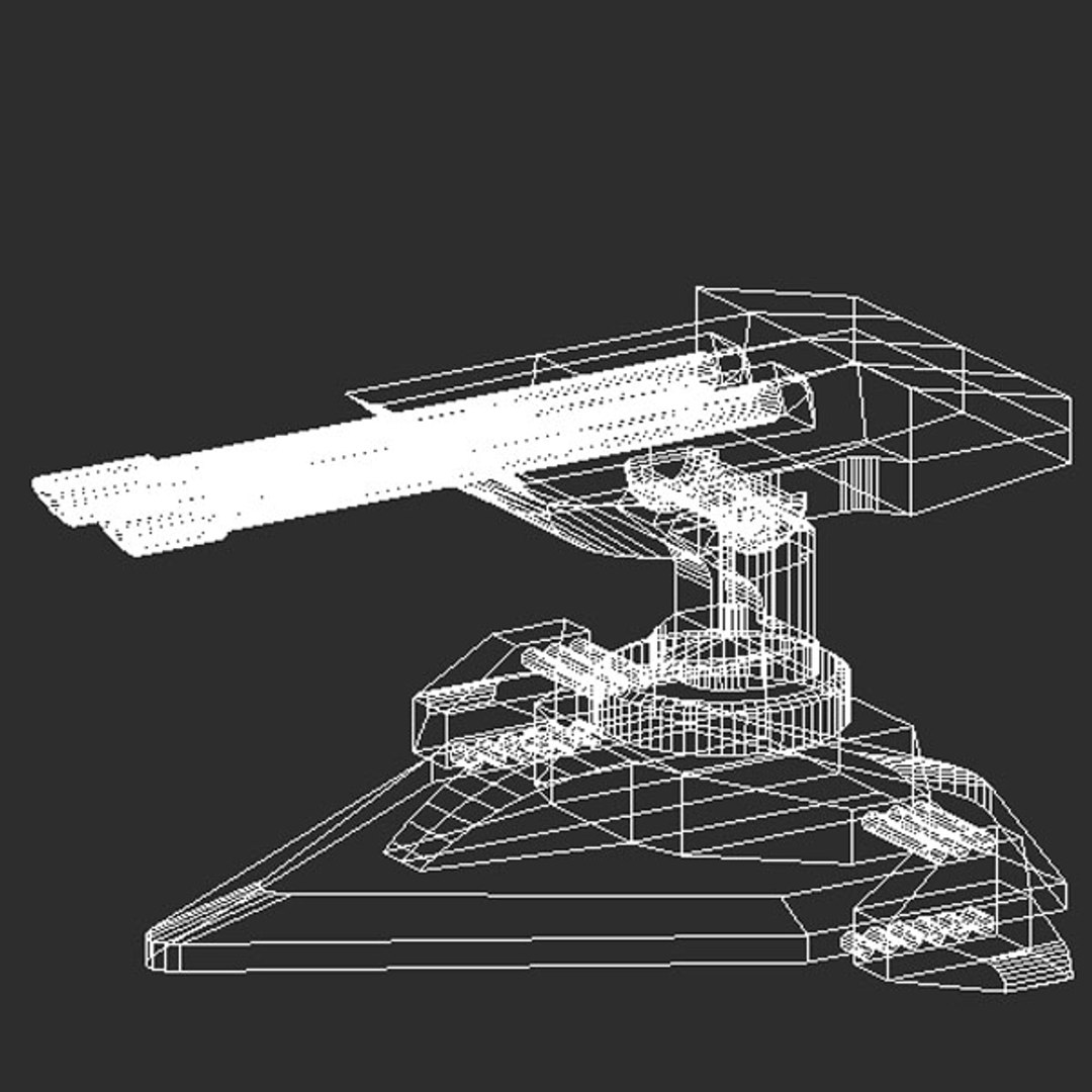 3ds Max Laser Turret