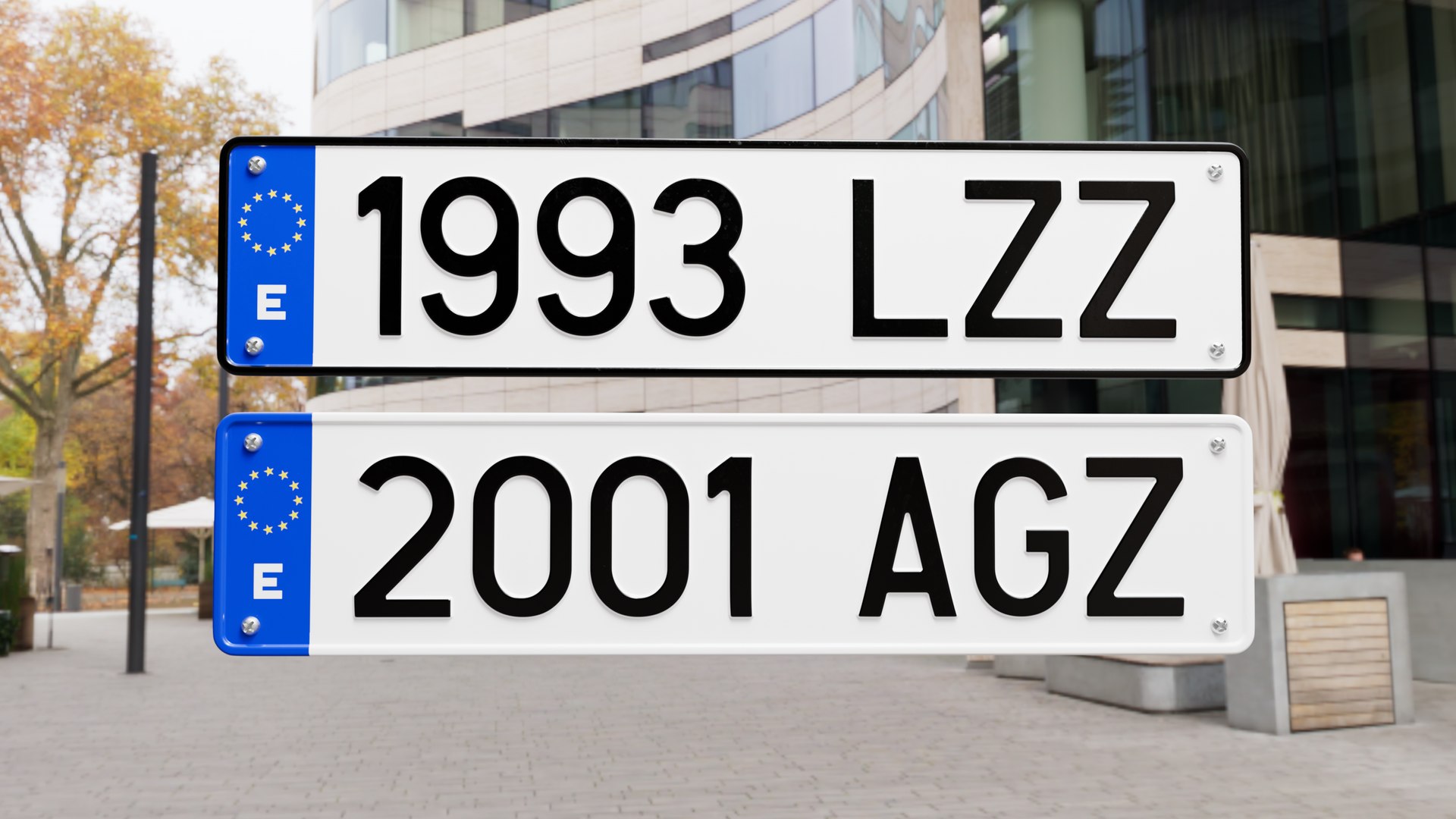 3D Spanish Number Plate Model - TurboSquid 2347834