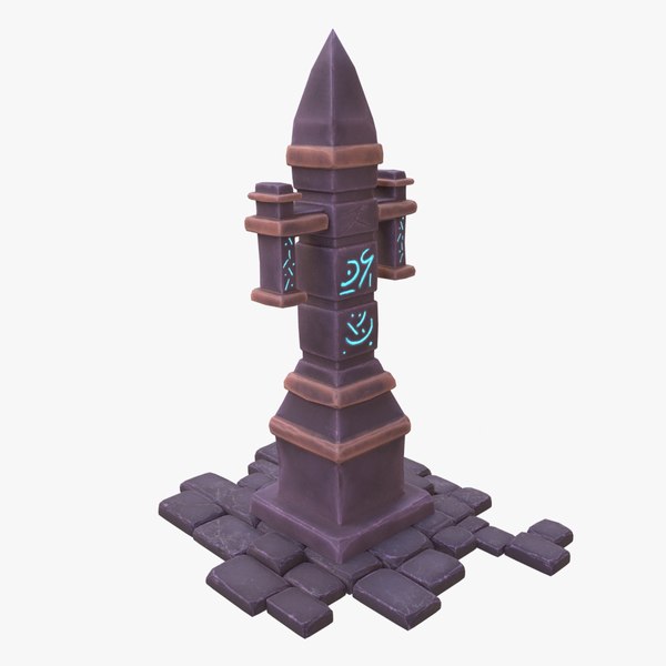 3D model obelisk bricks - TurboSquid 1356694