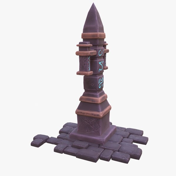 3D model obelisk bricks - TurboSquid 1356694