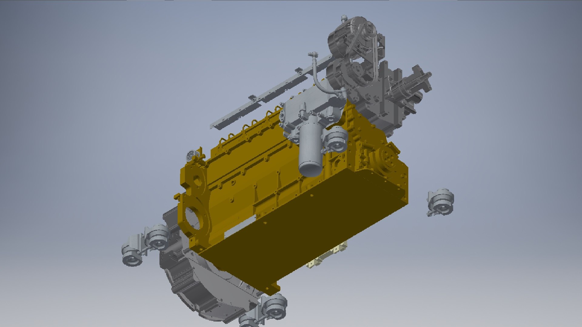 I6 Engine 3d Model 3D Model - TurboSquid 2283877