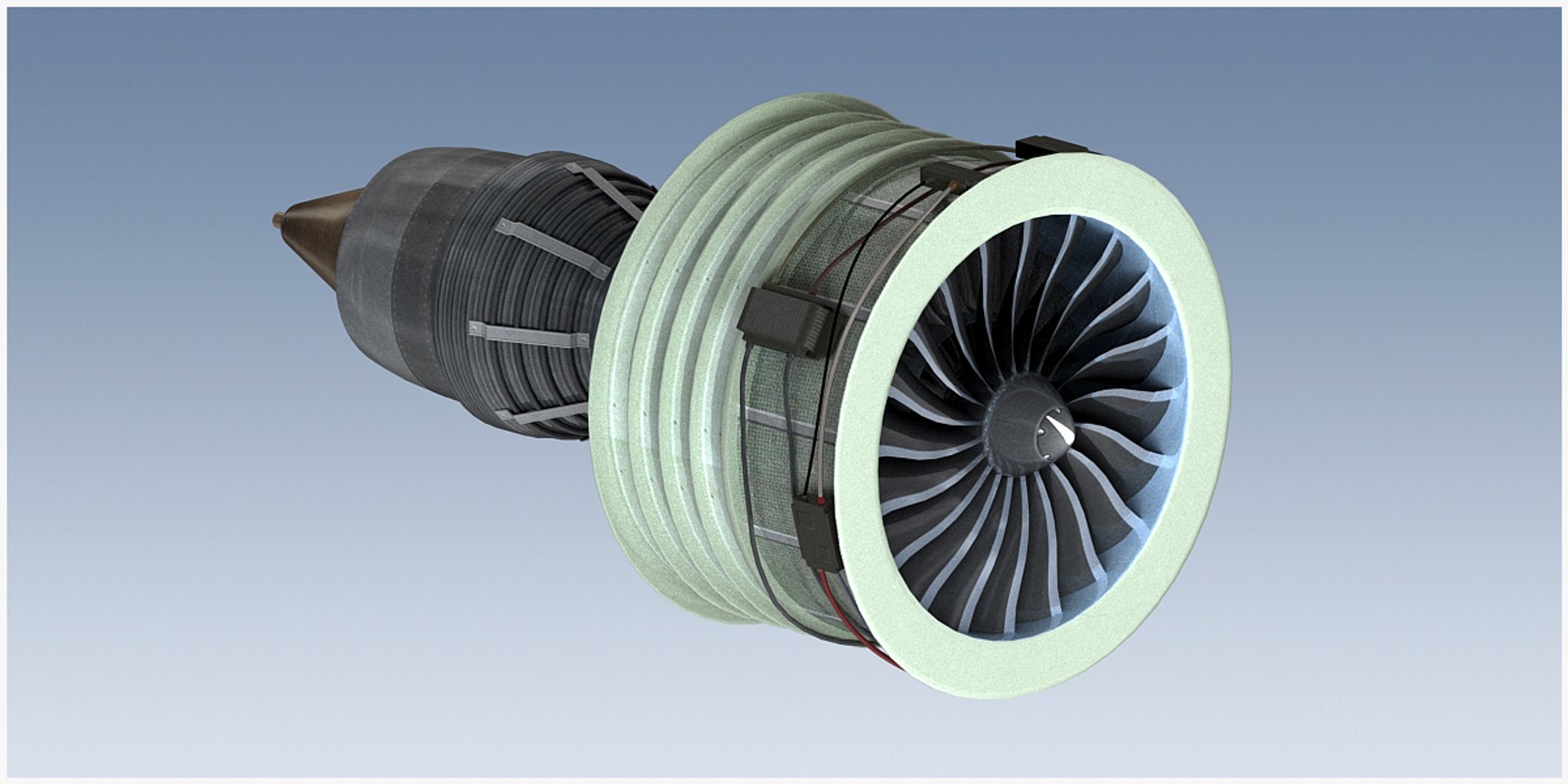 Airbus a320neo engine model - TurboSquid 1464822