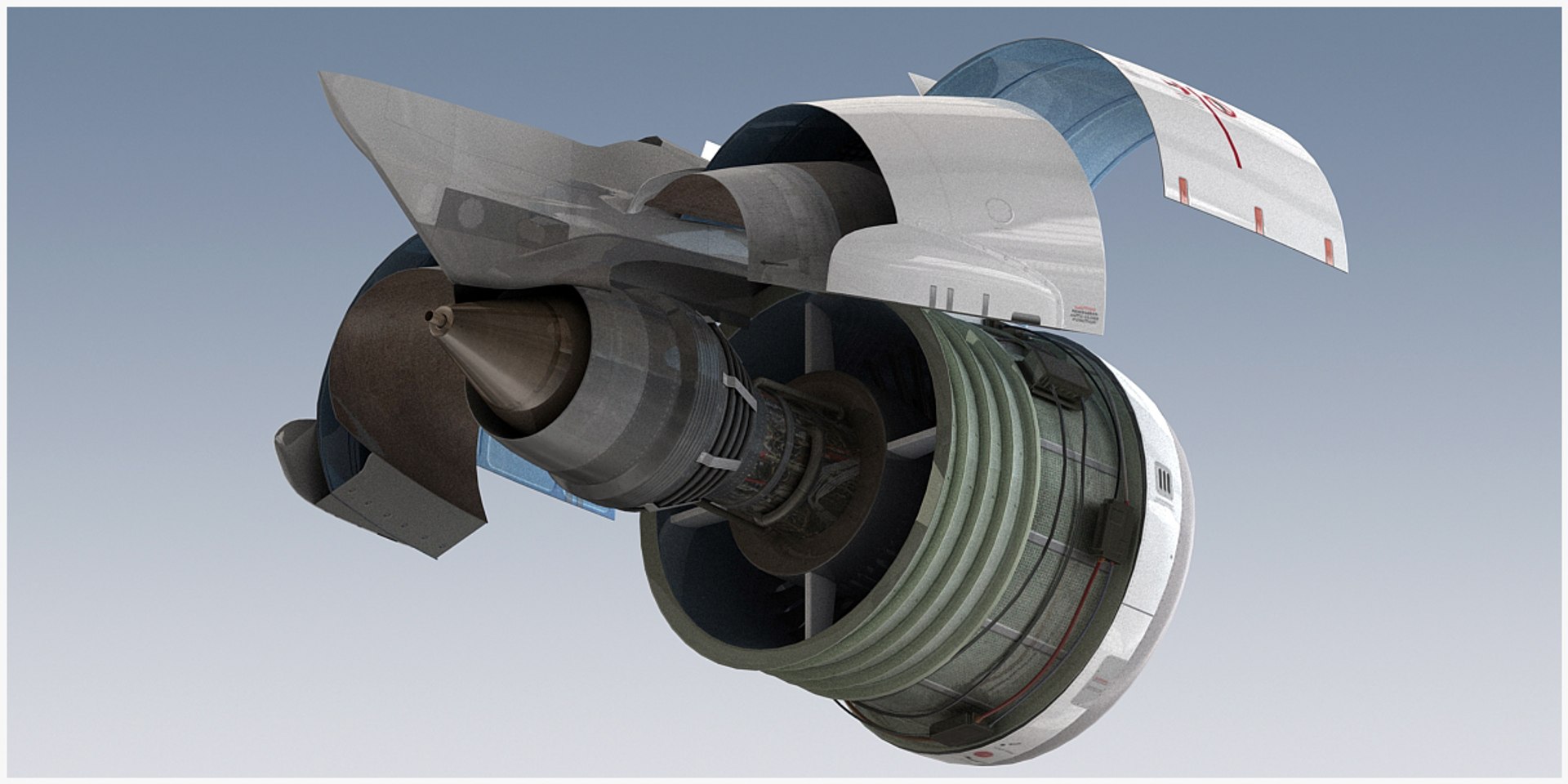 Airbus A320neo Engine Model - TurboSquid 1464822