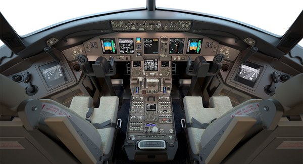 Boeing 777 cockpit 3D model - TurboSquid 1349157