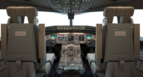 Boeing 777 cockpit 3D model - TurboSquid 1349157