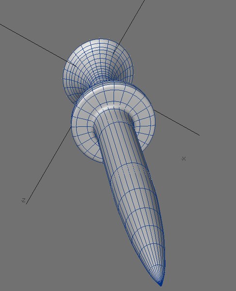 3d golf tee model