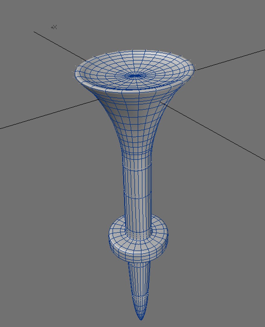 3d Golf Tee Model