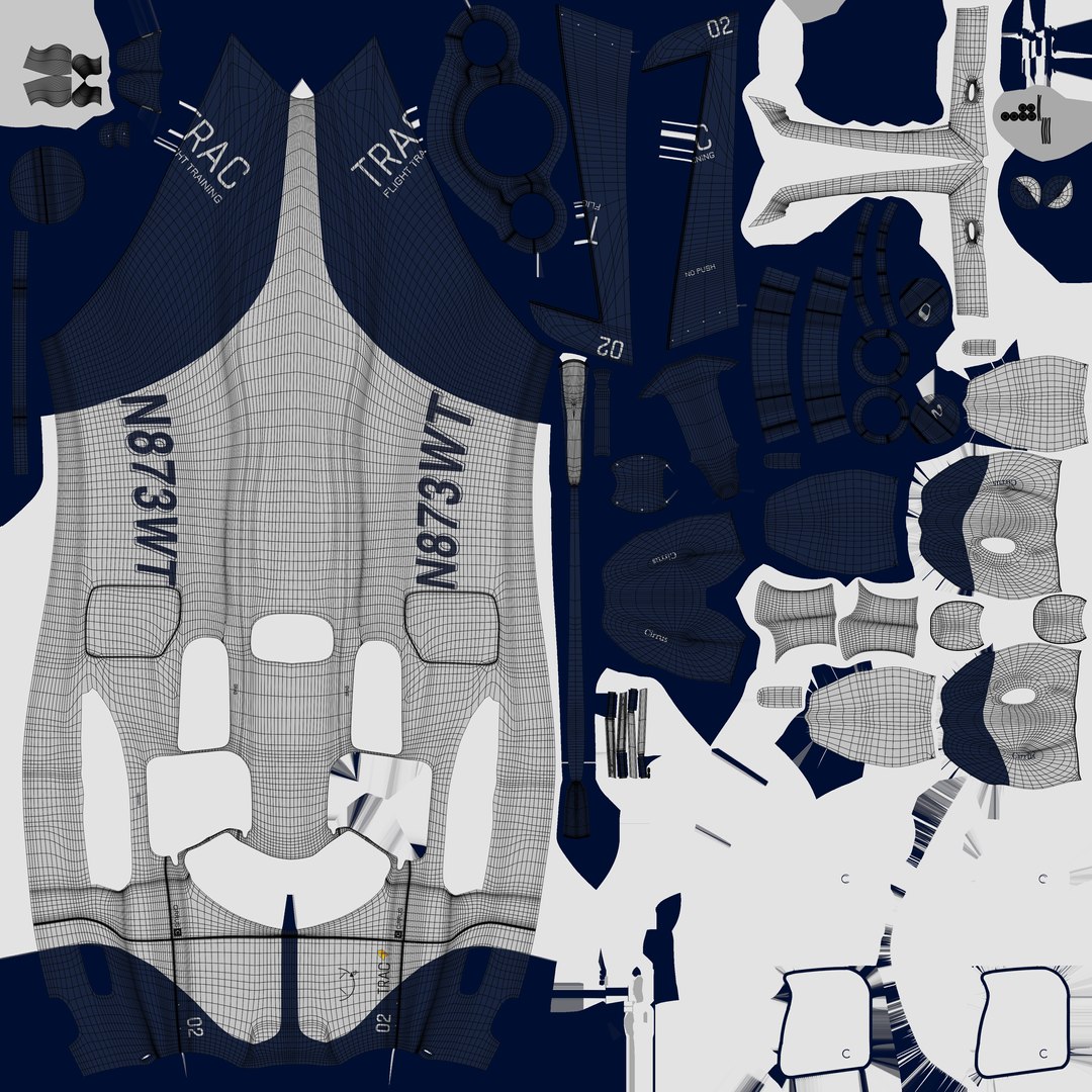 3D Cirrus SR20 TRAC Flight Trainer Model - TurboSquid 2401935