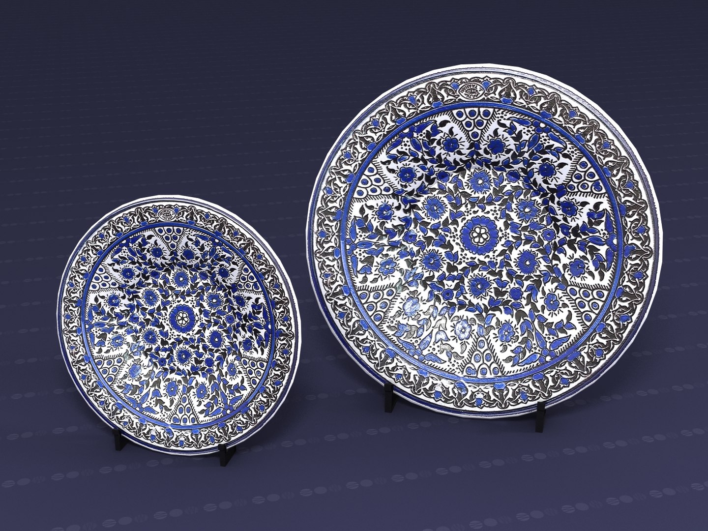 3D decorative plate model - TurboSquid 1583606
