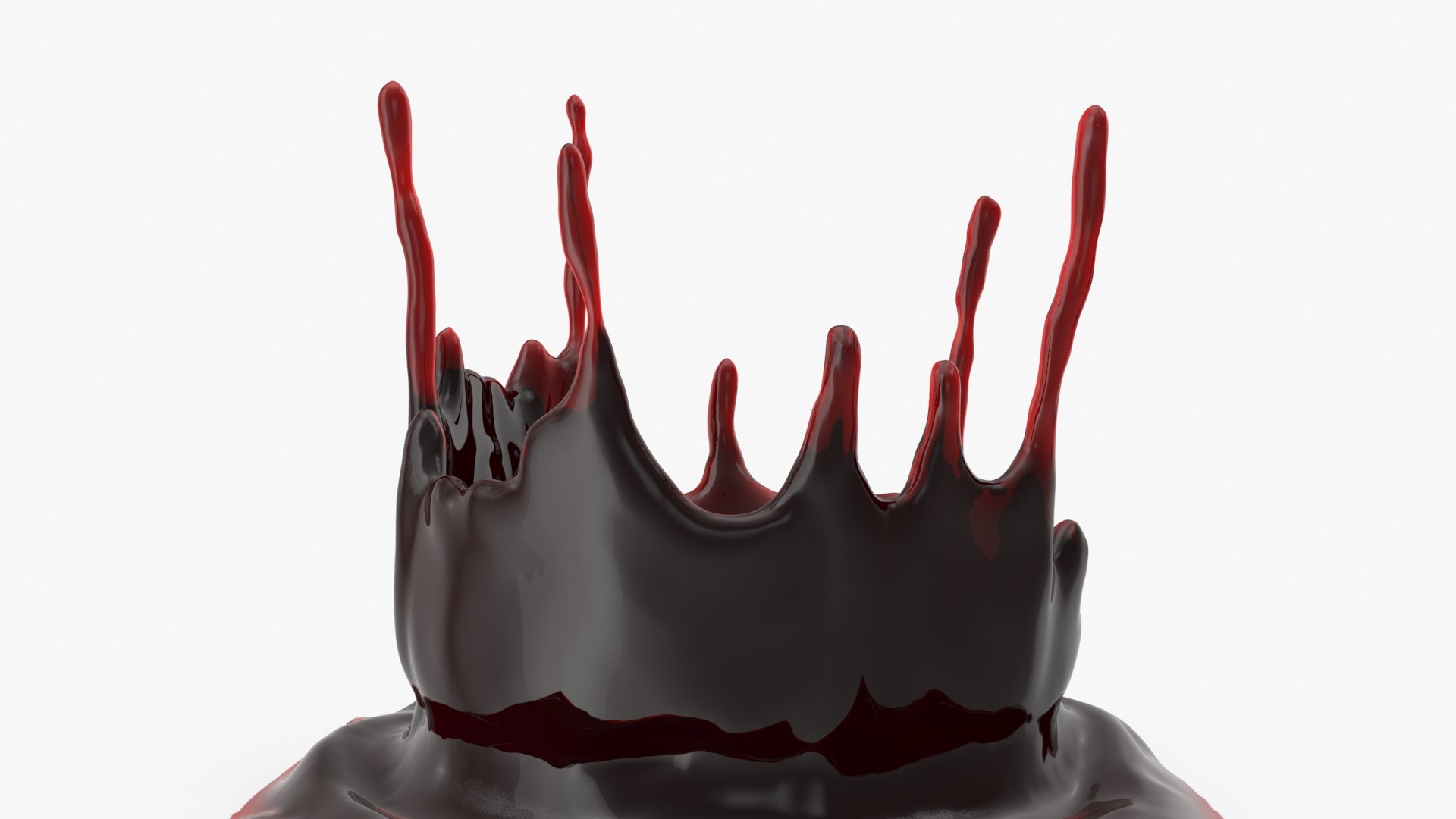 Blood Splash Crown Model - TurboSquid 1874237