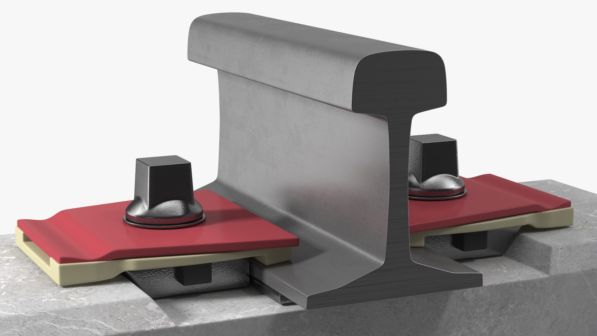 3D Nabla Clip Rail Fastening System - TurboSquid 1845810