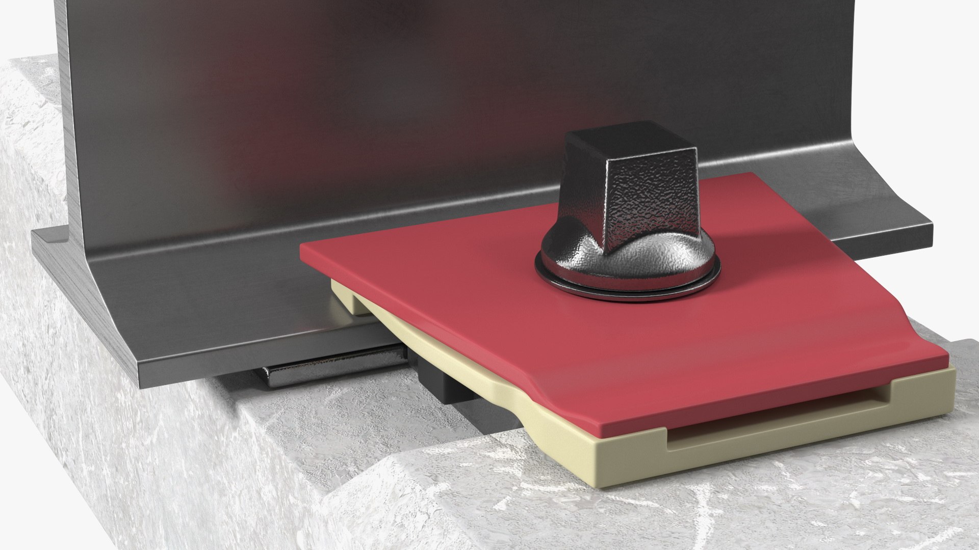 3D Nabla Clip Rail Fastening System - TurboSquid 1845810
