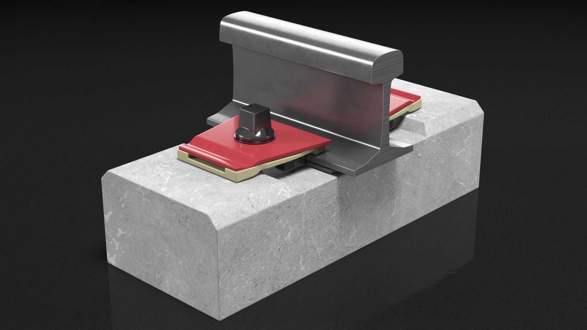3D Nabla Clip Rail Fastening System - TurboSquid 1845810