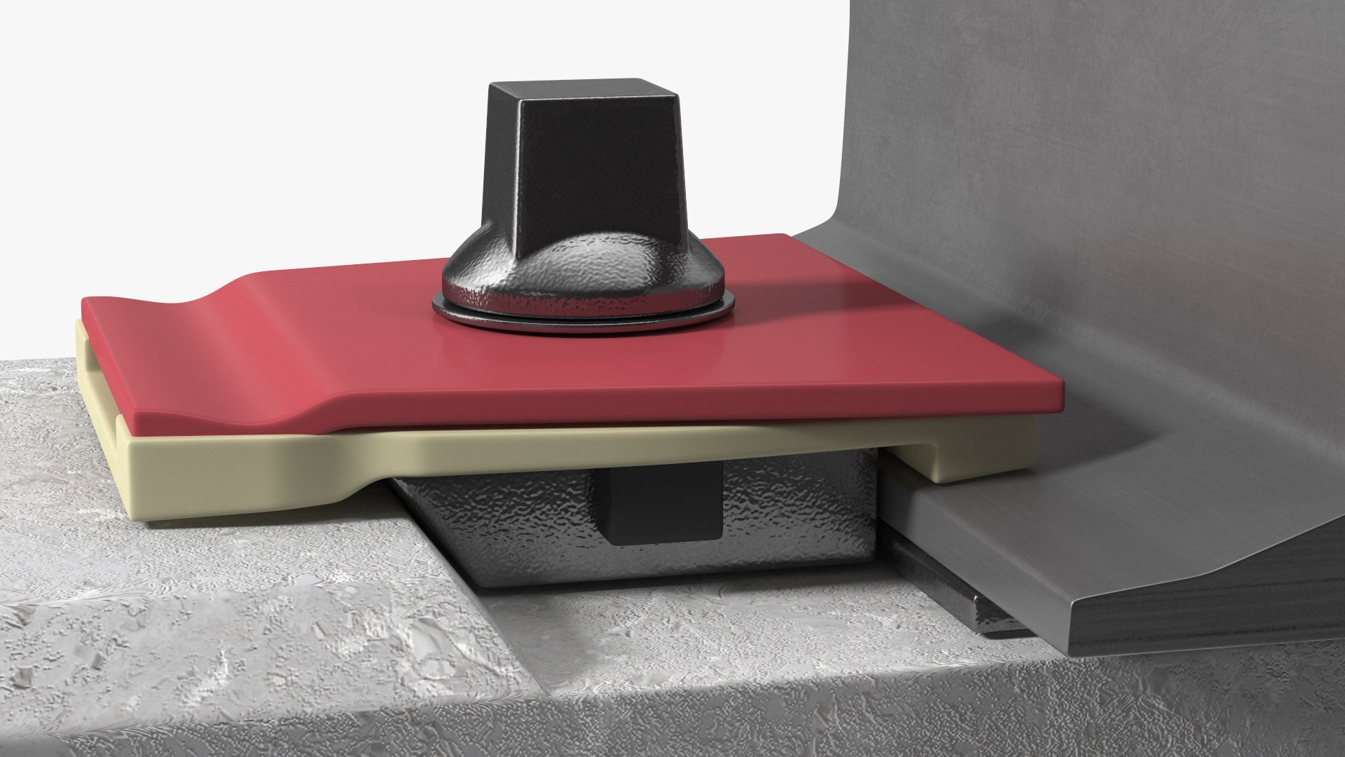 3D Nabla Clip Rail Fastening System - TurboSquid 1845810