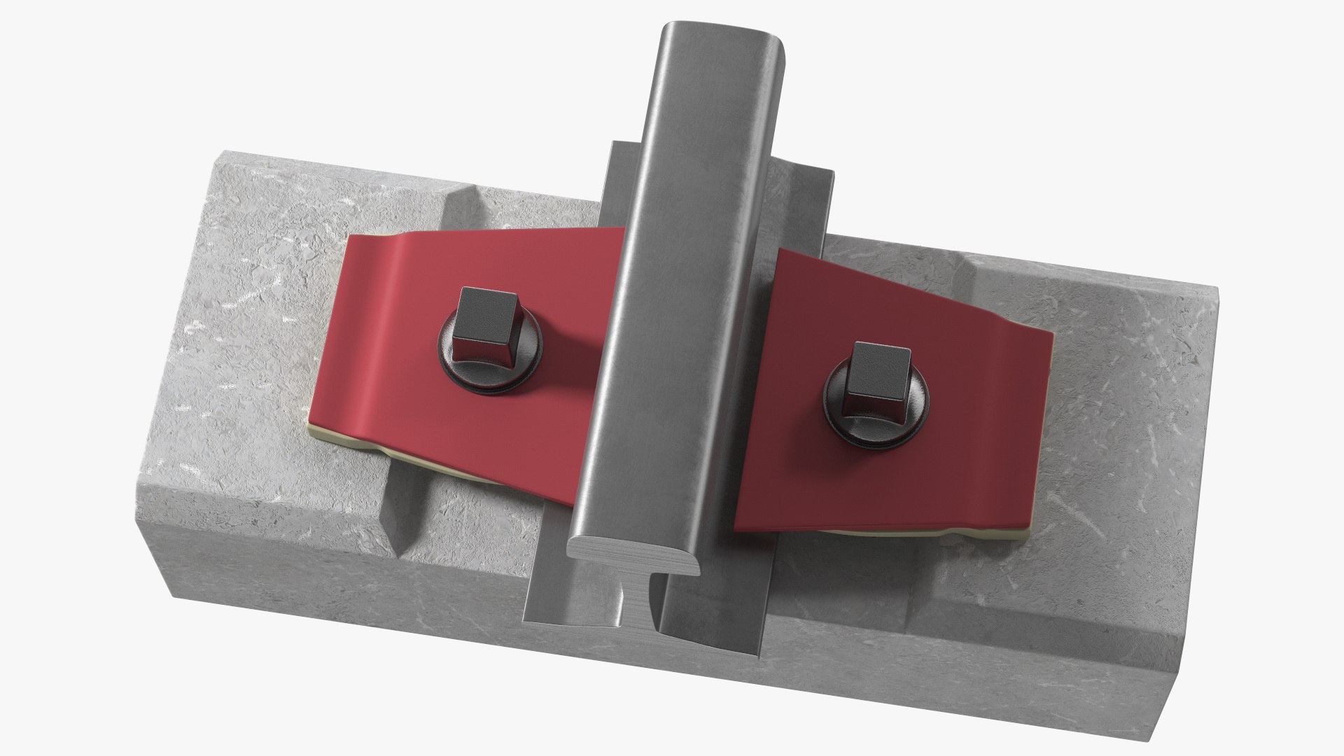 3D Nabla Clip Rail Fastening System - TurboSquid 1845810