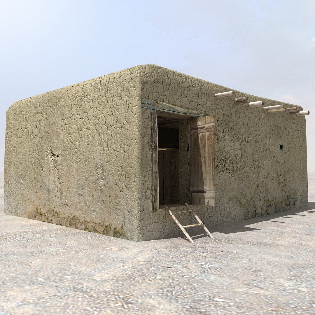 Afghan House 07 3d Model