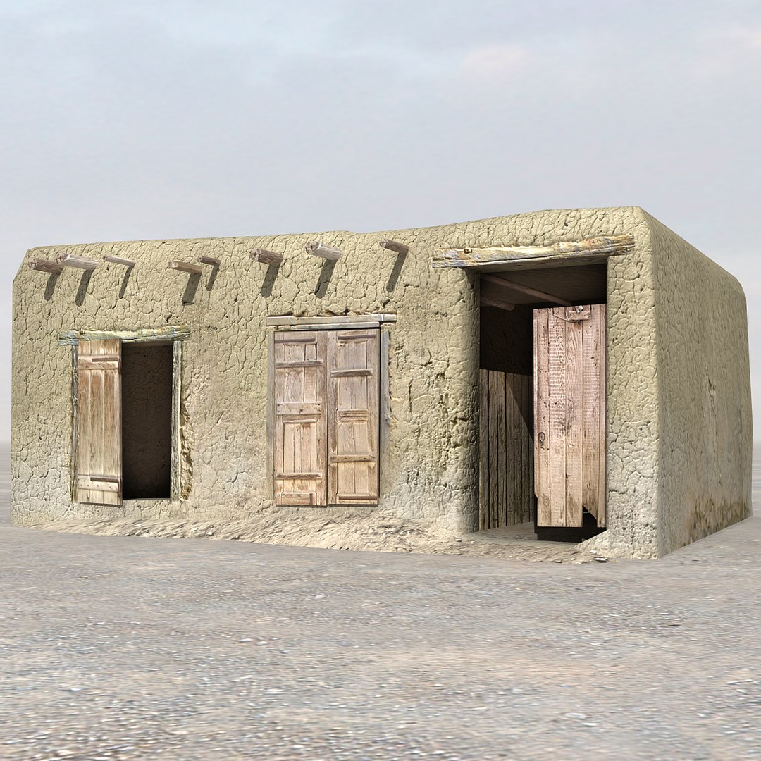 Afghan House 07 3d Model